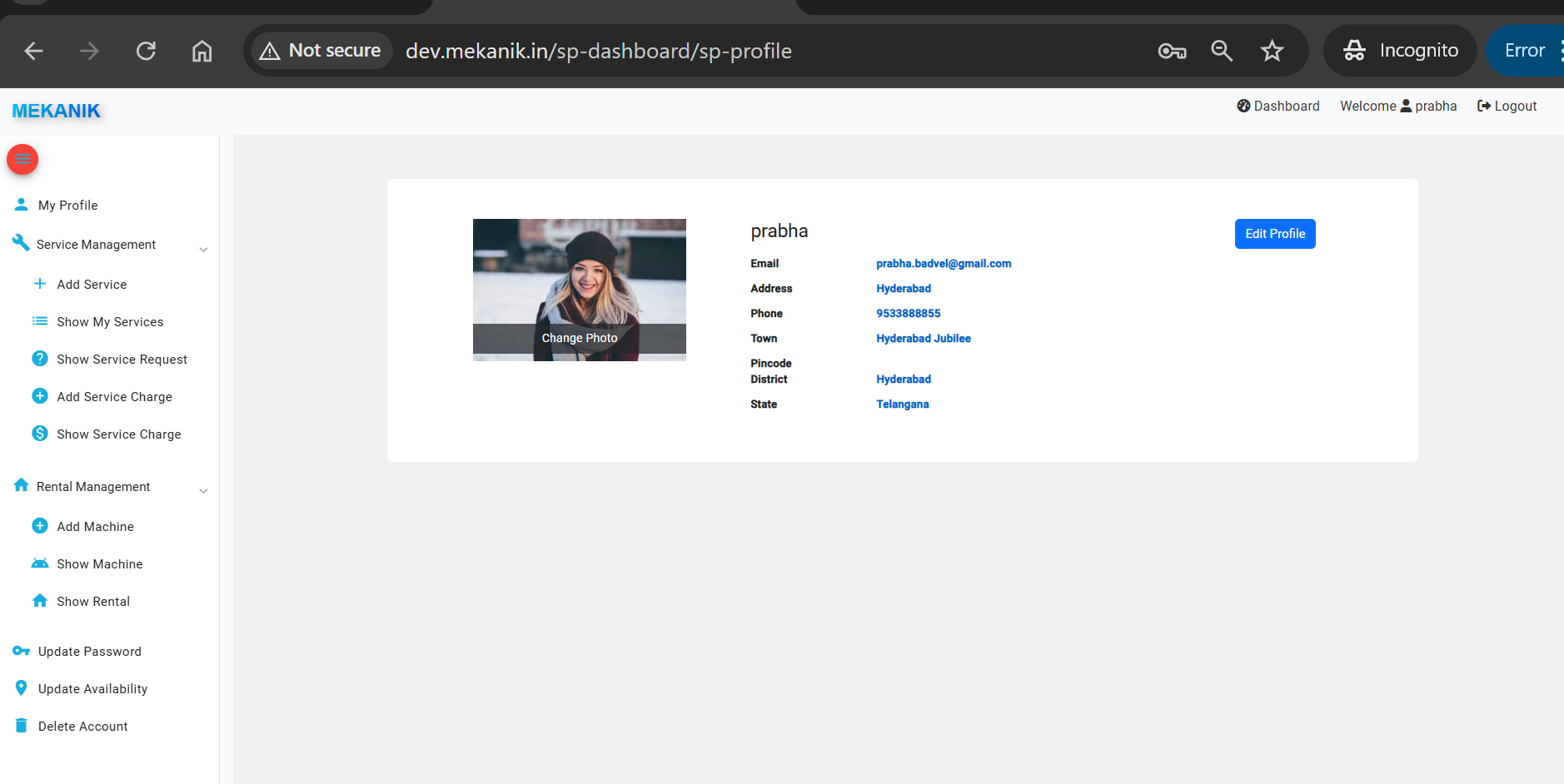 Prabhavathi Portfolio